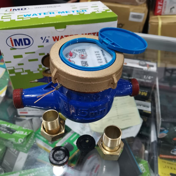Jual meteran air pdam imd sni water meter 1-2 in meteran air besi murah ...