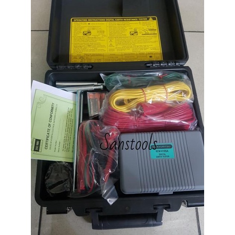 Jual Kyoritsu 4105Ah Grounding Earth Tester Kit Set 100% Asli | Shopee ...