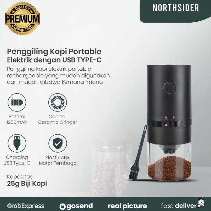 Jual Trend Coffee Grinder Electric Penggiling Kopi Portable Elektrik ...