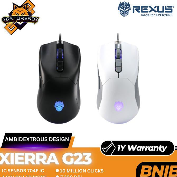 Jual REXUS XIERRA G23 Gaming Mouse | Shopee Indonesia