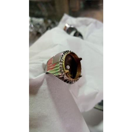 Jual emban ikat ring monel super doff handmade . kombinasi | Shopee ...