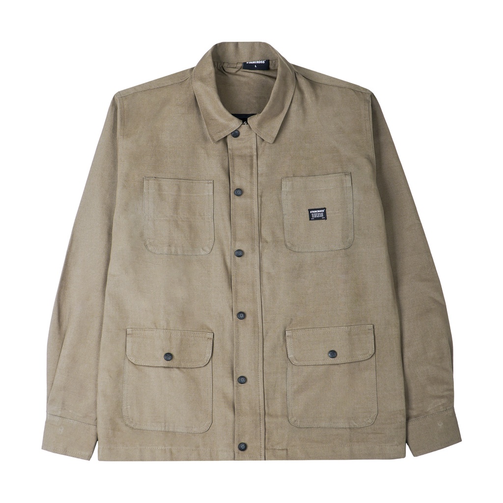 Jual STARCROSS Jaket Parka - JS PK 102 - Cream | Shopee Indonesia