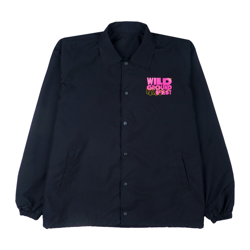 Jual MERCHANDISE Windbreaker - WB WILD GROUND FEST - Black | Shopee ...