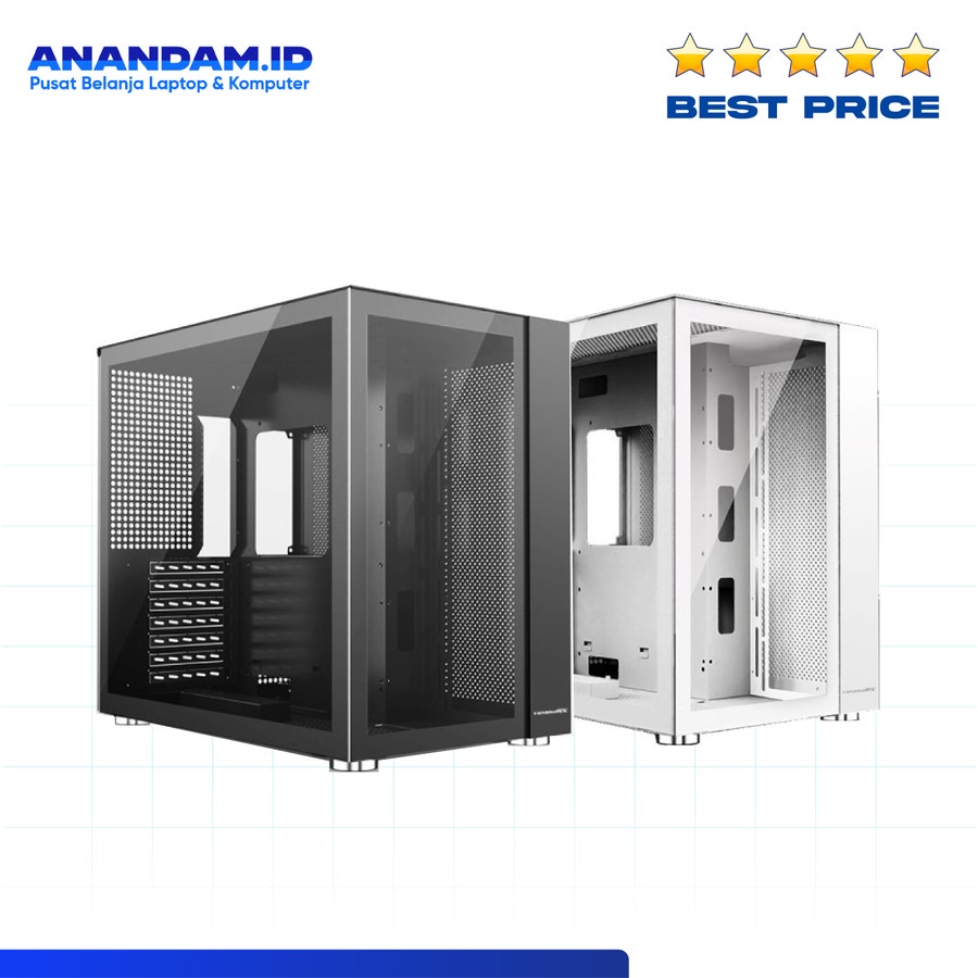 Jual Casing VenomRX Daemon XS M-ATX Full Tempered Glass Gaming PC Case ...