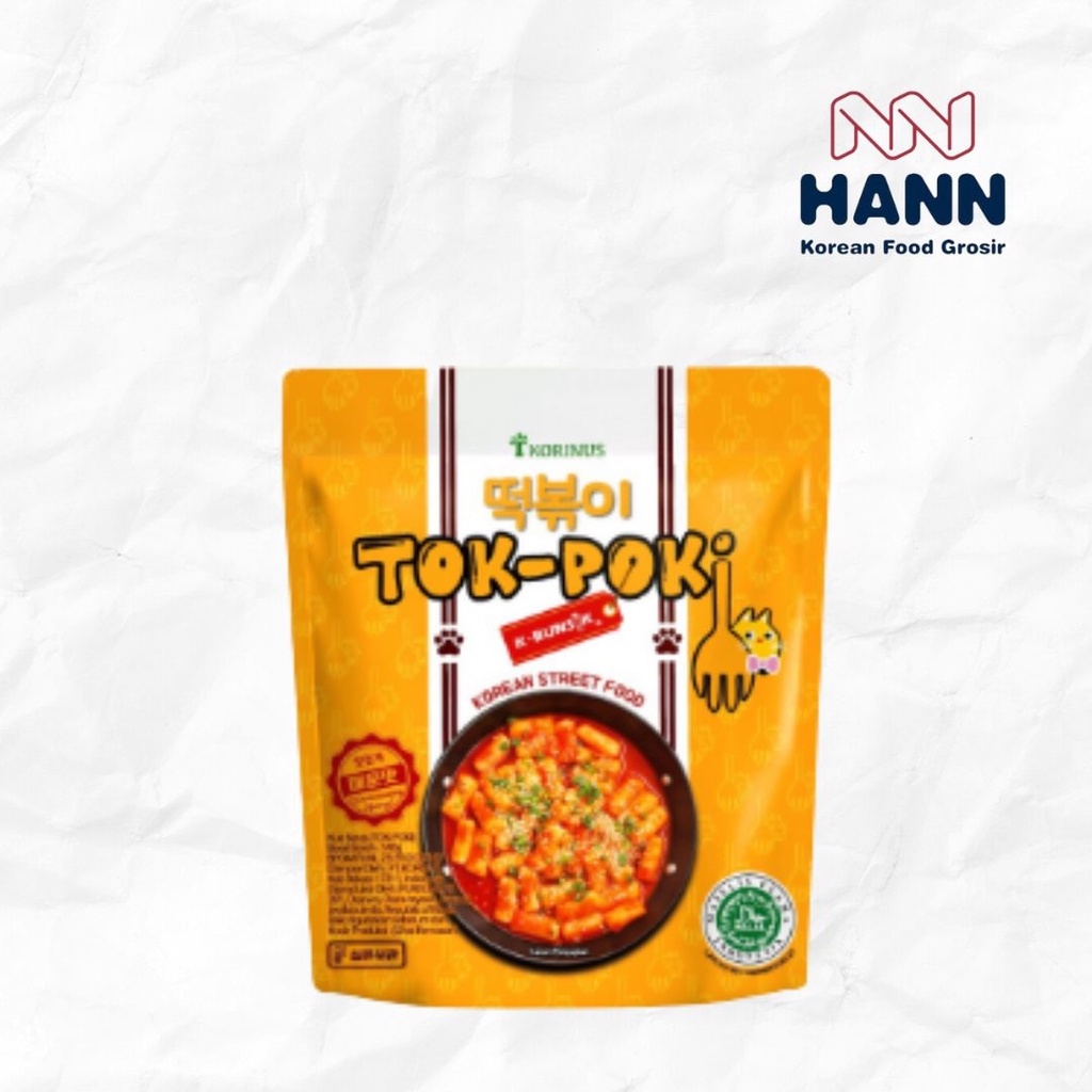 Jual Korinus Tok-Pokki 140 gr - Tteokbokki Instan Halal | Shopee Indonesia