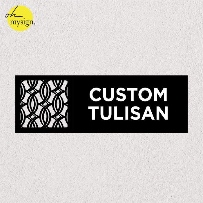 Jual CUSTOM TULISAN SIGN AKRILIK UV PRINT SIGNAGE DOOR SIGN BOARD ...