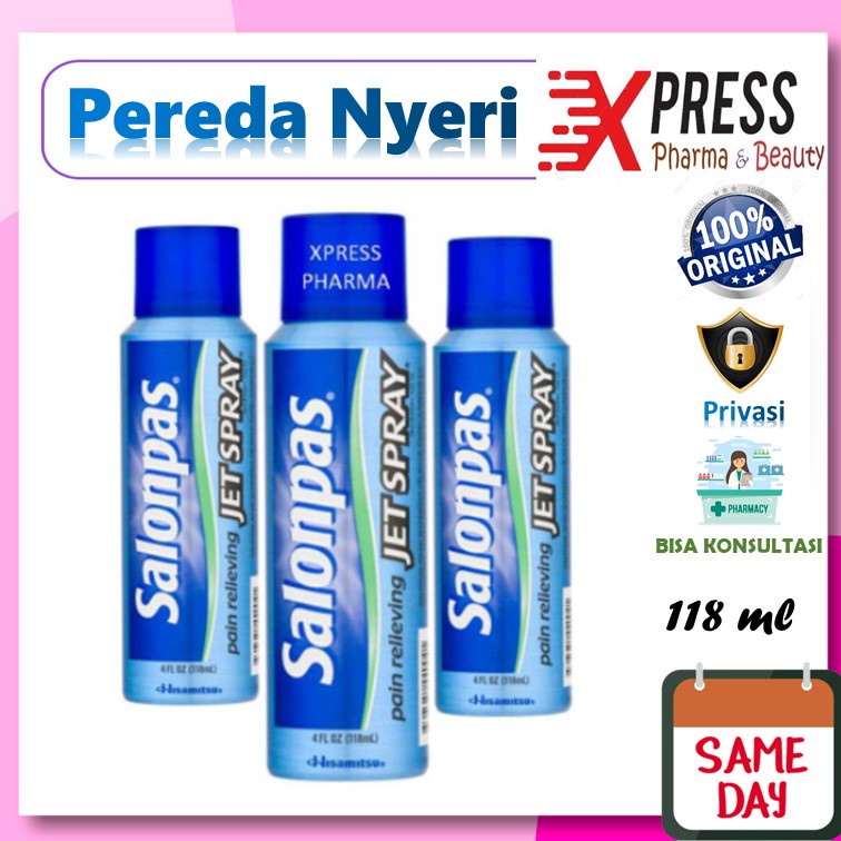 Jual XPRESS ! Besar 118 ml Salonpas Jet Spray Jetspray Jets Semprot ...