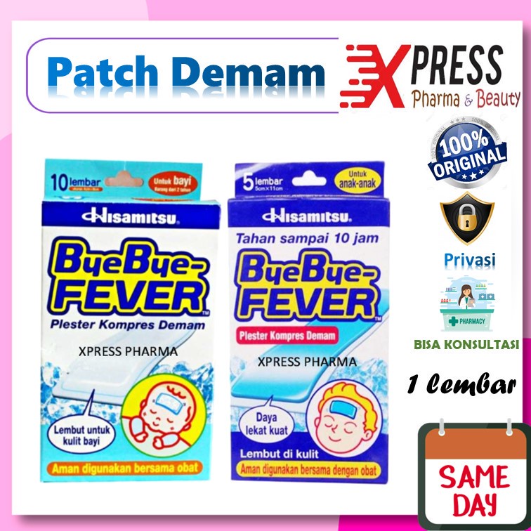 Jual ⚡XPRESS⚡ Bye Bye Fever - Plester Kompres Demam / byebye Panas ...