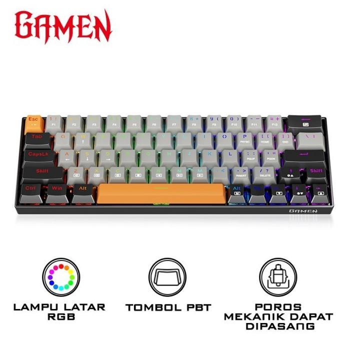 Jual Gamen Titan III / 3 RGB Mechanical Gaming Keyboard | Shopee Indonesia