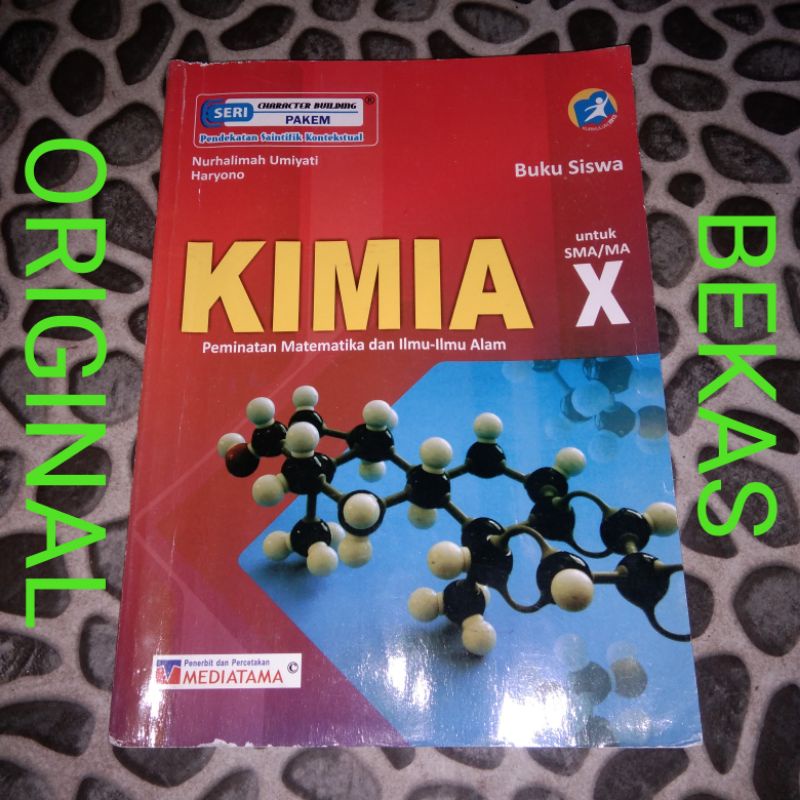 Jual Buku Kimia kelas 10 X 1 I SMA MA Mediatama kurikulum 2013 Edisi Revisi Peminatan Buku Siswa ...
