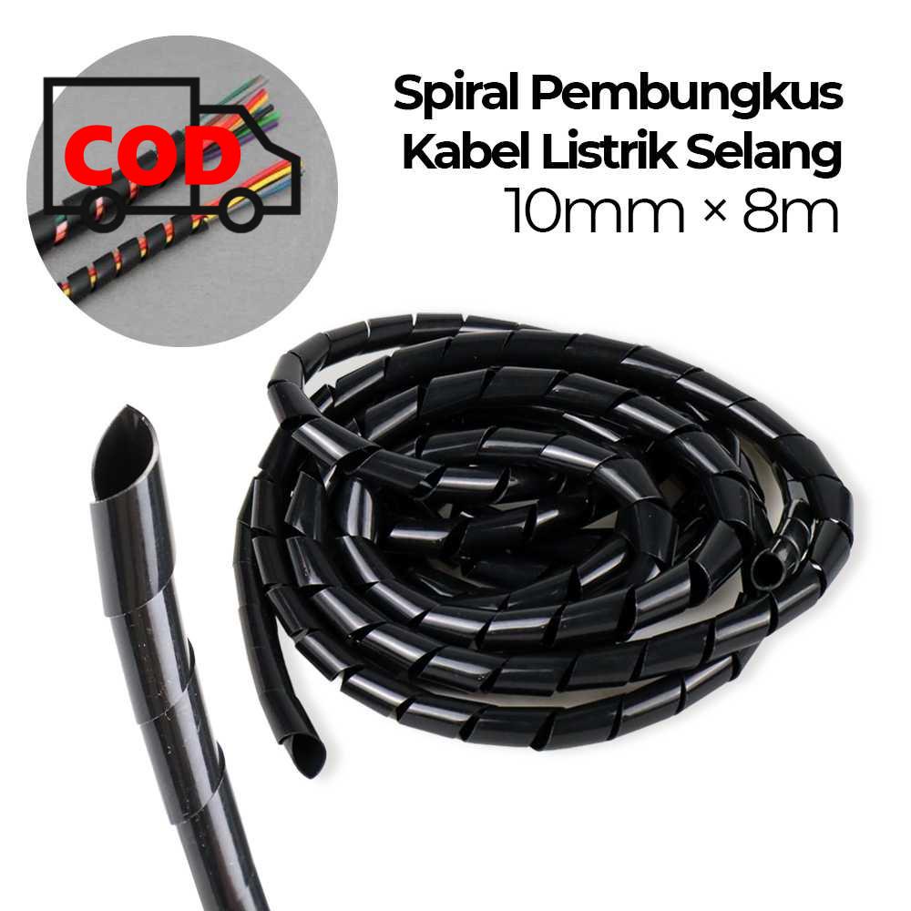 Jual Spiral Pembungkus Kabel Listrik Pelindung Lentur Rapi Selang ...