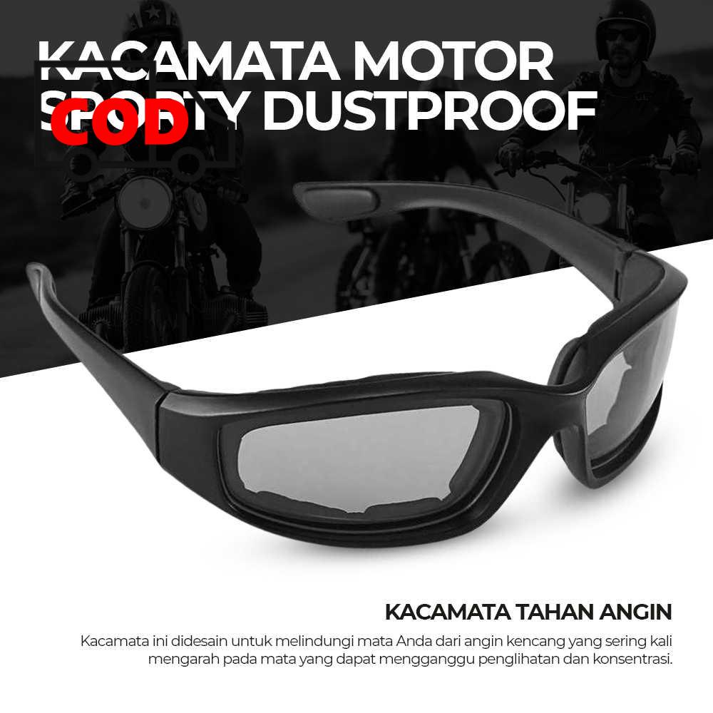 Jual Kaca mata Motor Kacamata Sepeda Sporty Dustproof dengan Busa ...