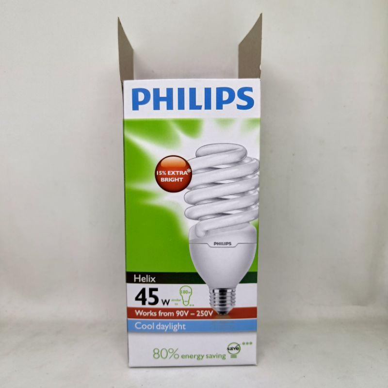 Jual Philips Helix 45w / Lampu Philips 45 watt / Philips Tornado / Cahaya Putih | Shopee Indonesia
