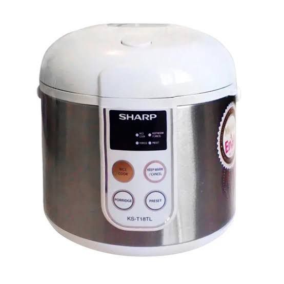 Jual SHARP Rice Cooker 4 in 1 - KS-T18TL (1.8L) | Shopee Indonesia
