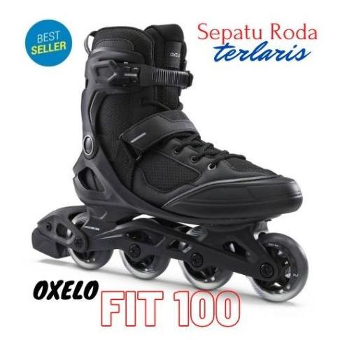 Jual Sepatu Roda Khusus Pria Dewasa Roller Skate Inline Blade FIT100 ...