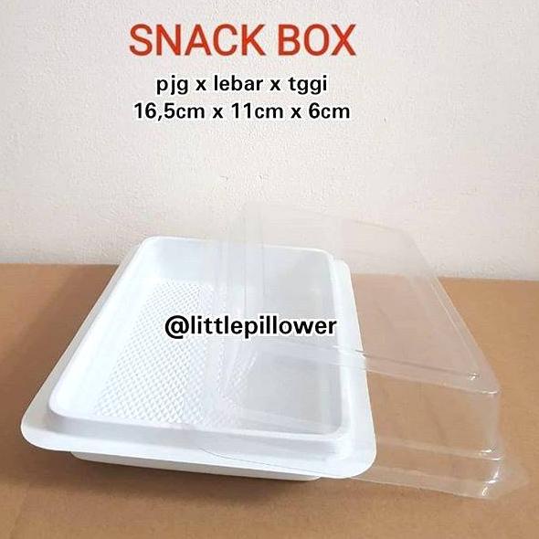 Jual Paket Baru (ISI 50PCS - SNACK BOX) Snack Box/Mika Snack/Kotak ...