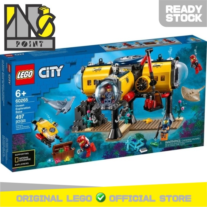 Jual LEGO 60265 - City - Ocean Exploration Base | Shopee Indonesia