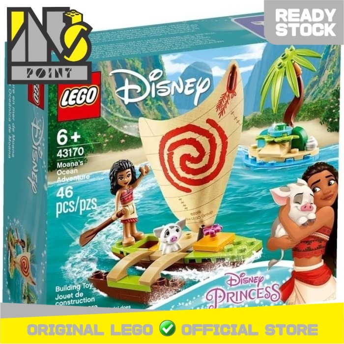 Jual LEGO 43170 - Disney - Moana's Ocean Adventure | Shopee Indonesia