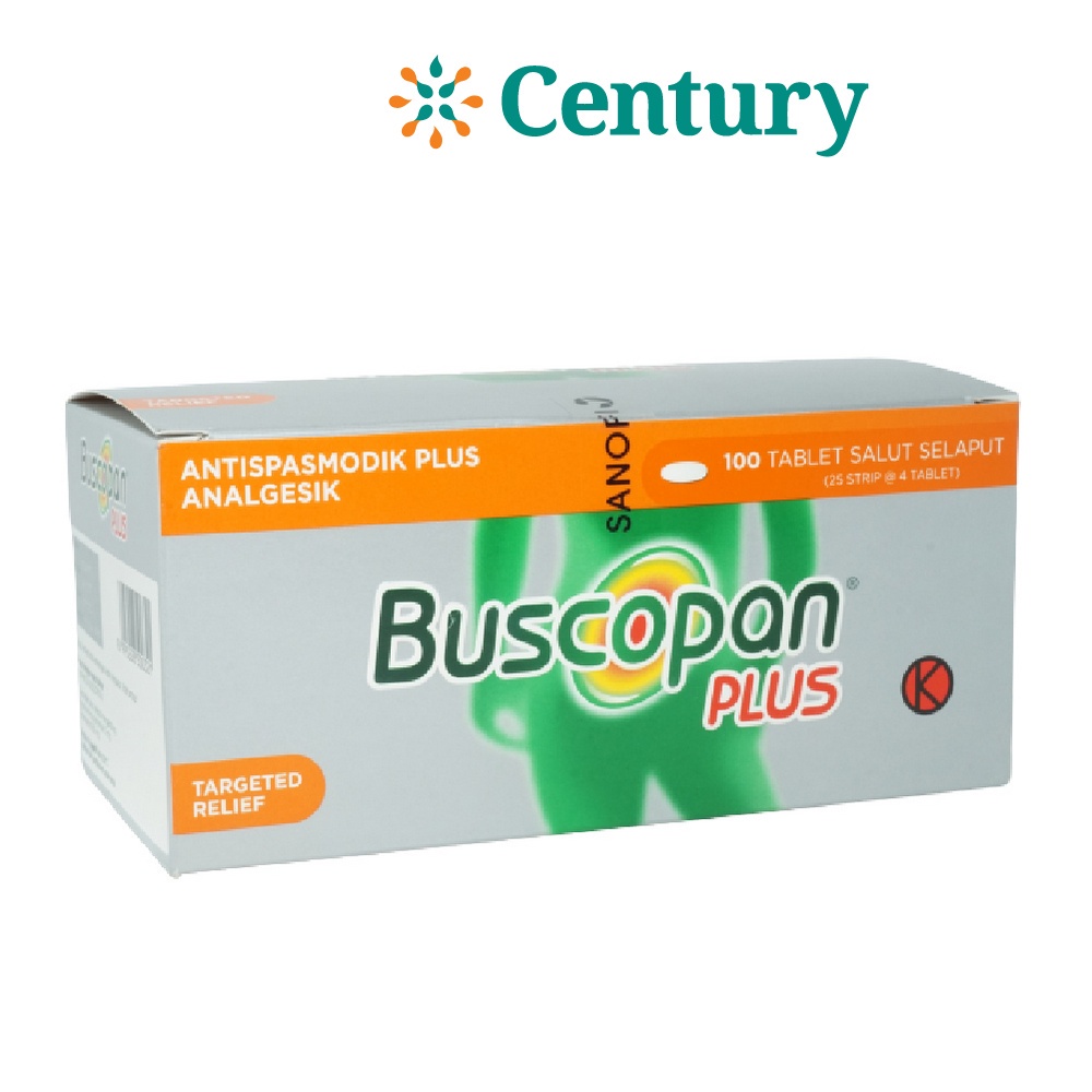 Jual BUSCOPAN PLUS 1 STRIP 4 TABLET / PEREDA NYERI / KRAM PERUT / OBAT ...