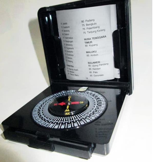 Jual Stok Baru kompas compass kiblat penunjuk arah shalat sholat islam ...