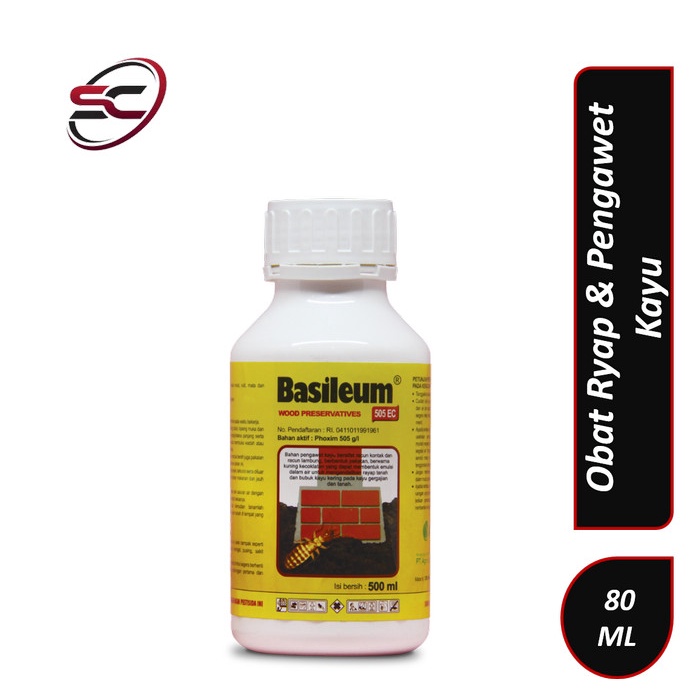 Jual Ready Obat Rayap dan Pengawet Kayu BASILEUM 505 EC @500 ML ...