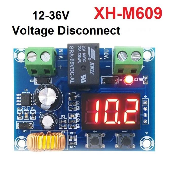 Jual COD Low Voltage Disconnect Battery DC Proteksi LVD Modul M609 XH ...