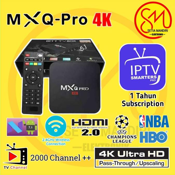 Jual Android Tv Box Mxq-Pro 4K Smart Tv Box Garansi Media Player | Mxq Pro | Shopee Indonesia