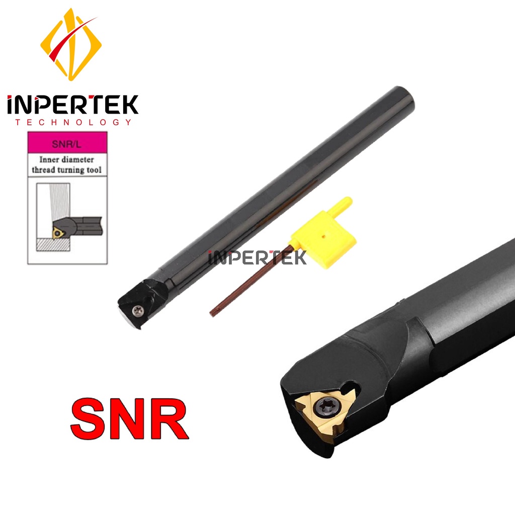 Jual SNR0025 16 Holder Bubut Insert 16IR Pahat Ulir SNR 25 Boring Kanan Dalam | Shopee Indonesia