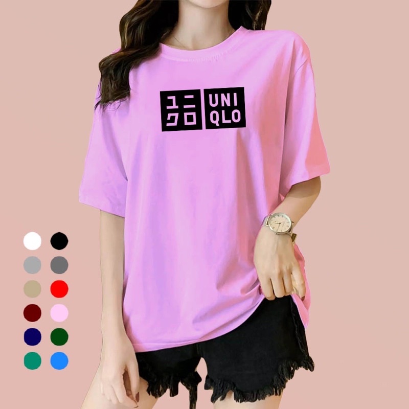 Jual Cod Kaos Wanita UNiqlo 2 Kaos Distro Cewek Atasan wanita lengan ... Jual Cod Kaos Wanita UNiqlo 2 Kaos Distro Cewek Atasan wanita lengan ...