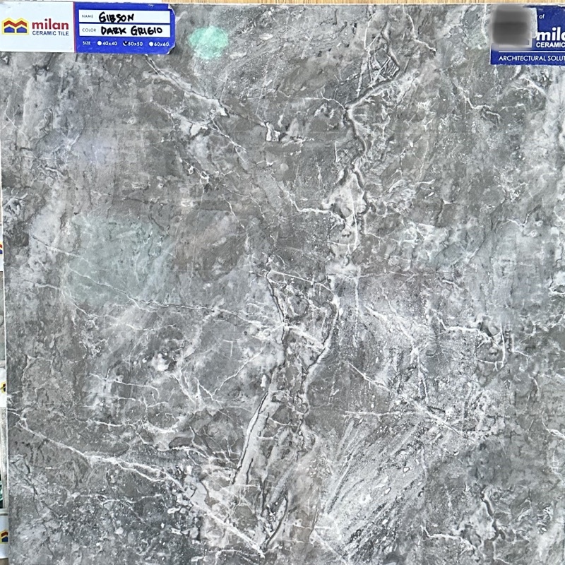 Jual KERAMIK LANTAI GIBSON DARK GRIGIO 50x50 / KERAMIK LANTAI MILAN ...