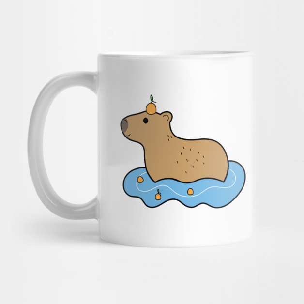 Jual Mug Gambar Capybara Mandi Berenang | Shopee Indonesia