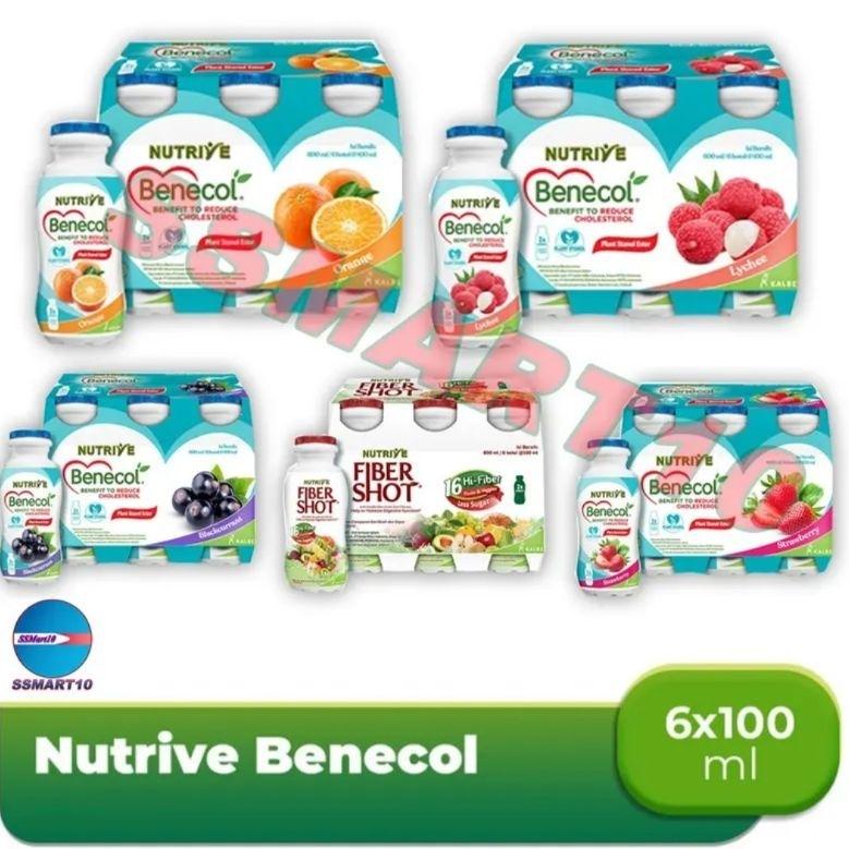 Jual >V44859) NUTRIVE Benecol/Fibershot 6 X 100ml (Pack) | Shopee Indonesia