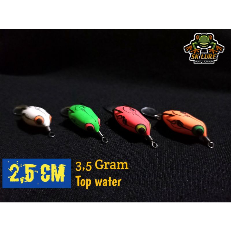 Jual soft frog umpan casting gabus ukuran 2,5 cm | Shopee Indonesia