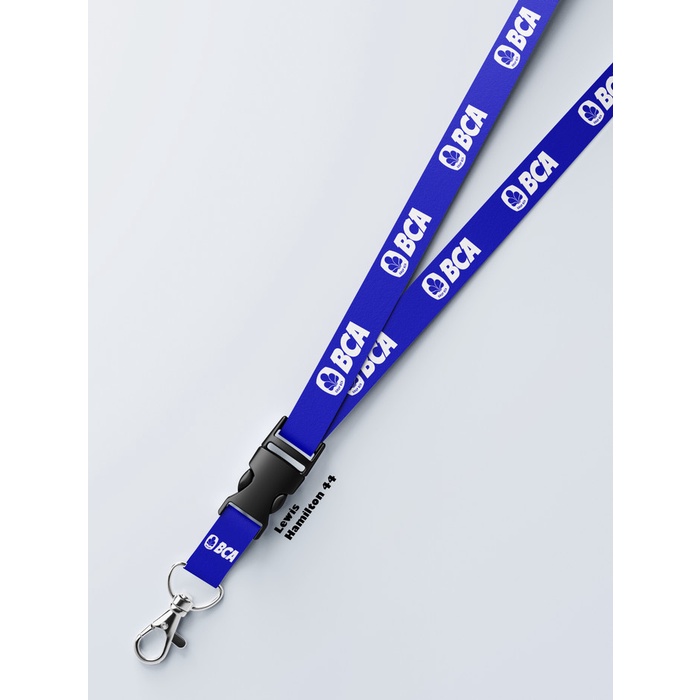 Jual Lanyard Bank Central Asia BCA Bisa Satuan Custom Bisa Request ...