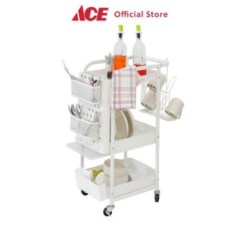 Jual Ace - Masterspace Rak Piring Troli 3 Tingkat - Putih | Shopee ...