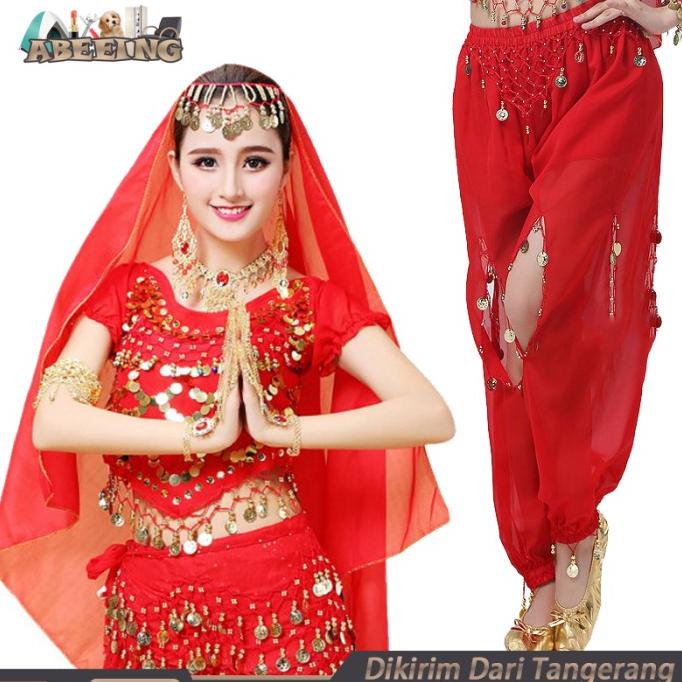 Jual Kostum Set Rok Belly Dance Tari Perut Tamborin Indian Baju Belly ...