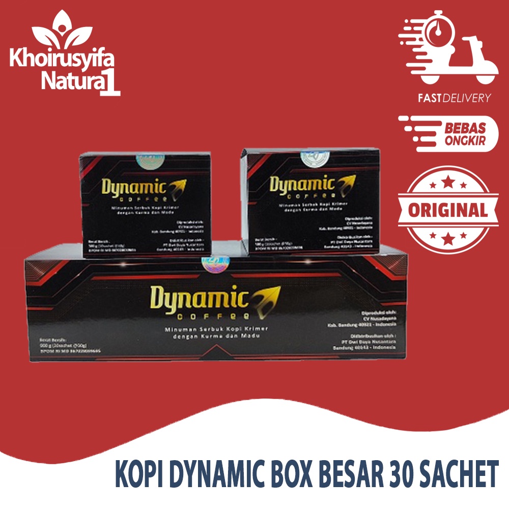 Jual KOPI DYNAMIC ORIGINAL 1 BOX BESAR 30 SACHET ORIGINAL | Shopee ...