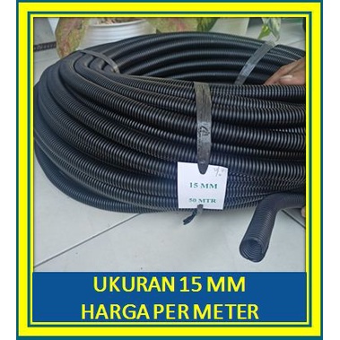 Jual Bungkus kabel spiral 15 mm belah / pembungkus kabel mobil ...
