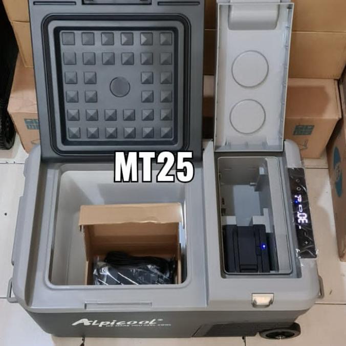 Jual kulkas mini / freezer tempat vaksin / alpicool freezer MK25 DC 12v ...