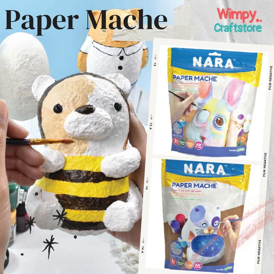 Jual Nara Paper Mache Air Dry Clay Bubur Kertas Paper Clay Modelling ...