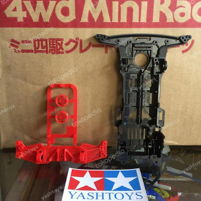 Jual TAMIYA S2 SUPER II CHASSIS CARBON + SAYAP EXSIDE STAY SIDE DAMPER ...