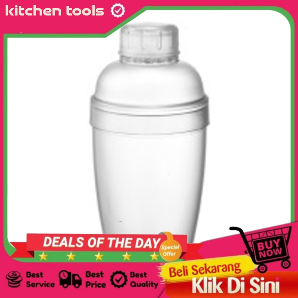 Jual JD COCKTAIL SHAKER / PENGOCOK MINUMAN PLASTIK 530ML BEST DEAL | Shopee Indonesia