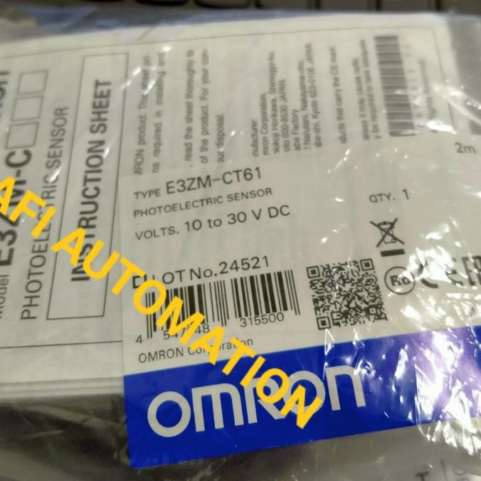 Jual E3ZM- CT61 ( OIL & COOLANT RESISTANT) OMRON PHOTO ELECTRIC SENSOR | Shopee Indonesia