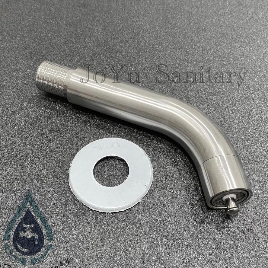Jual Kran Tembok Stainless 304 Tekan On Off Ni T17- Keran Air Wudhu ...