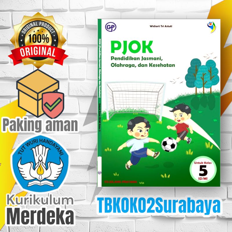 Jual BUKU PJOK SD KELAS 5 KURIKULUM MERDEKA KURMER GILANG PRATAMA | Shopee Indonesia
