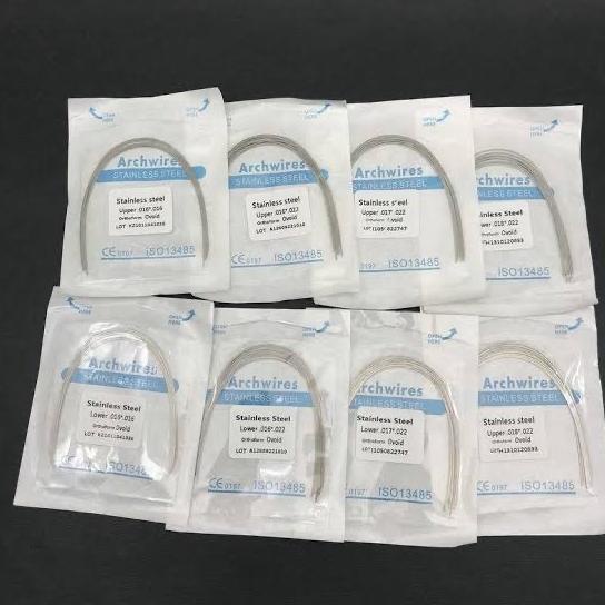 Jual Dental kawat gigi RECTA wire ortho RECTANGULAR STAINLESS STEEL ...