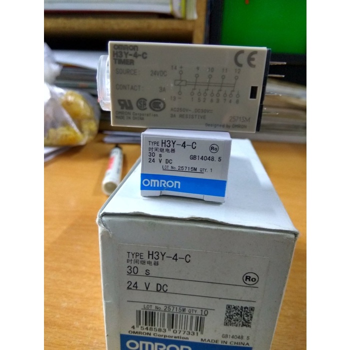 Jual Timer H3Y - 4 C 30 sec DC 24V Omron Original | Shopee Indonesia