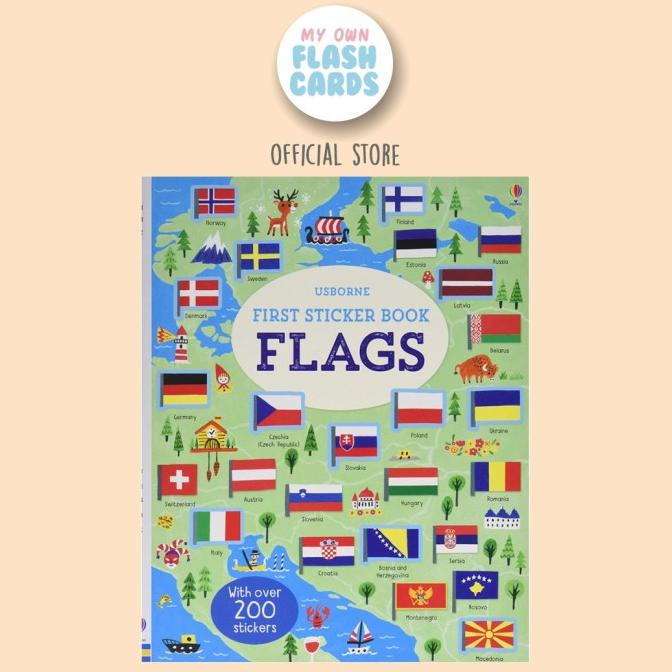 Jual Usborne Sticker Book Flags - Imported - Buku Impor Stiker Bendera ...