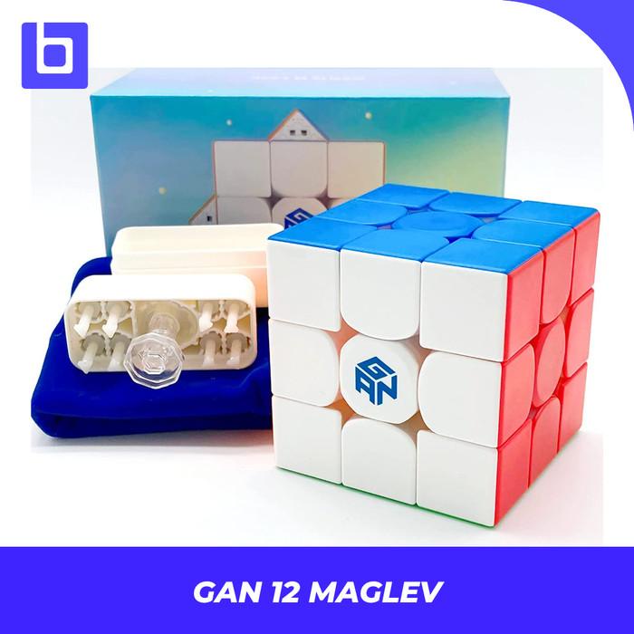 Jual Rubiq Rubik 3X3 Gan 12 Maglev Uv Coated / Frosted / M Leap / 3X3 ...