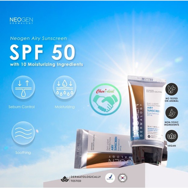 Jual Neogen Dermalogy Day-Light Protection Airy Sunscreen | Shopee ...
